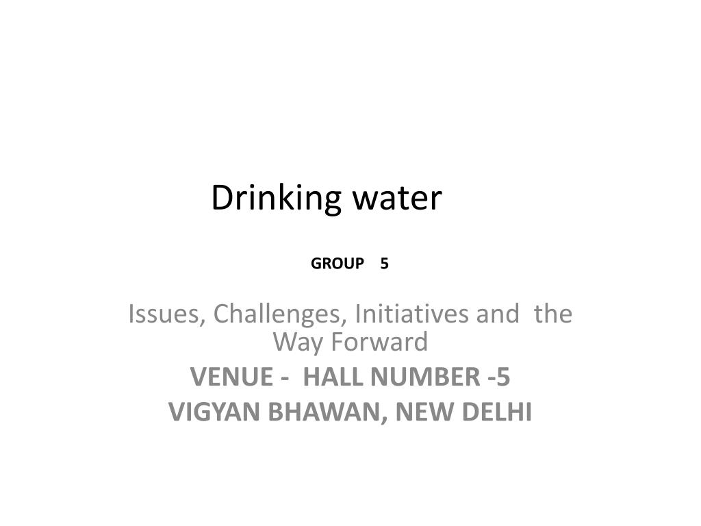 PPT - Drinking water PowerPoint Presentation, free download - ID:1719667