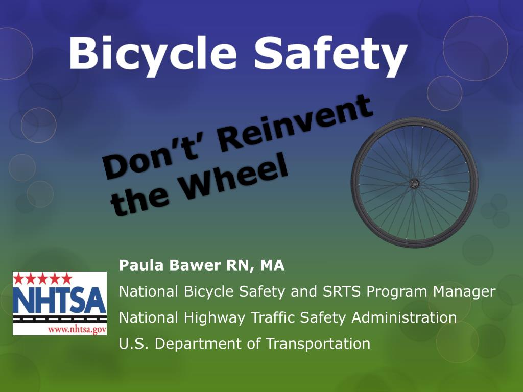 PPT - Bicycle Safety PowerPoint Presentation, free download - ID:1720712