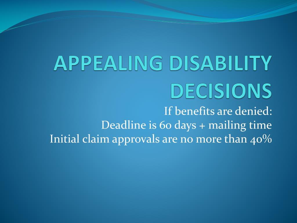 PPT - Navigating Disability Appeal Process: Your Step-by-Step Guide ...