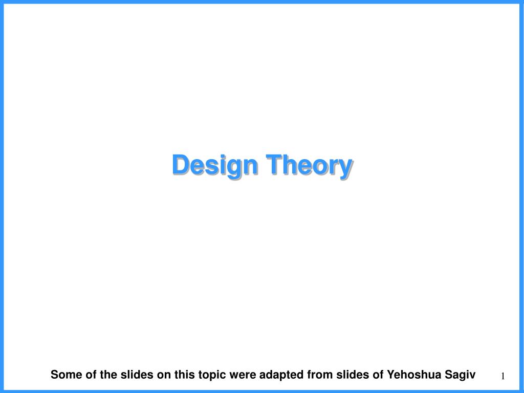 PPT - Design Theory PowerPoint Presentation, free download - ID:1720816