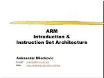 PPT - The ARM Instruction Set PowerPoint Presentation, free download ...