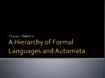 PPT - The Chomsky Hierarchy of Formal Languages PowerPoint Presentation ...