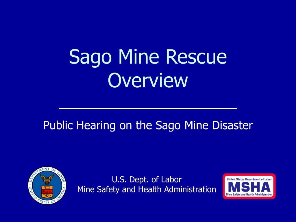 PPT - Sago Mine Rescue Overview PowerPoint Presentation, free download ...