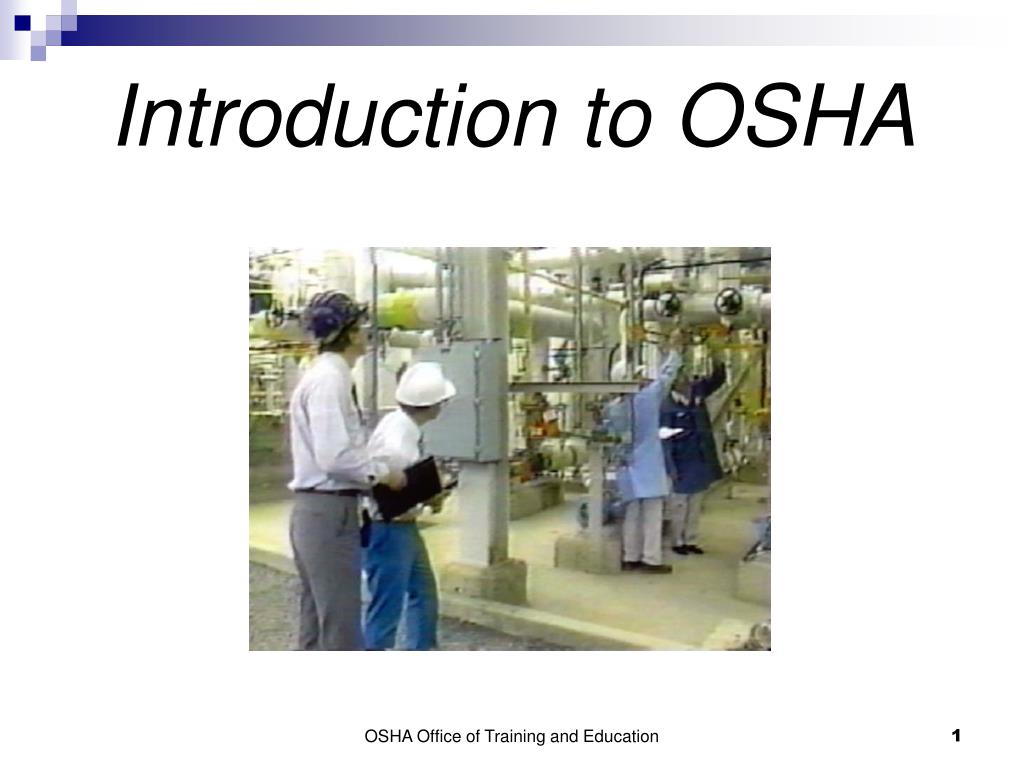 PPT - Introduction to OSHA PowerPoint Presentation, free download - ID ...