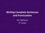 PPT - Expanding Sentences: The Five W’s PowerPoint Presentation, free ...
