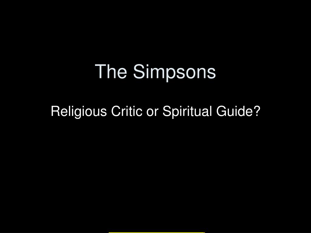 PPT - The Simpsons PowerPoint Presentation, free download - ID:1725299