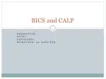 PPT - BICS and CALP PowerPoint Presentation, free download - ID:4291267