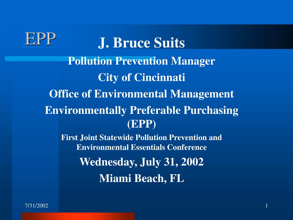 PPT - EPP PowerPoint Presentation, free download - ID:1726596