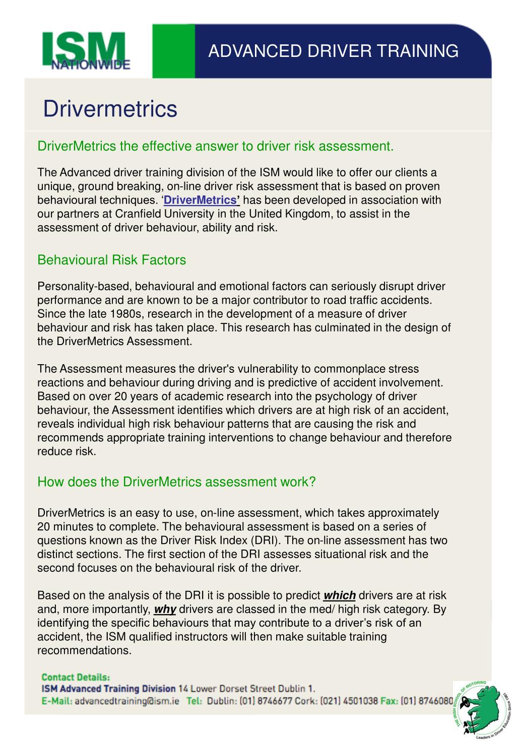 PPT - ADVANCED DRIVER TRAINING PowerPoint Presentation, free download ...