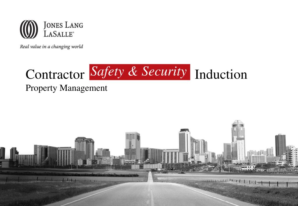 PPT - Contractor Induction Property Management PowerPoint Presentation ...