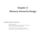 PPT - Memory Hierarchy and Cache Design PowerPoint Presentation, free ...