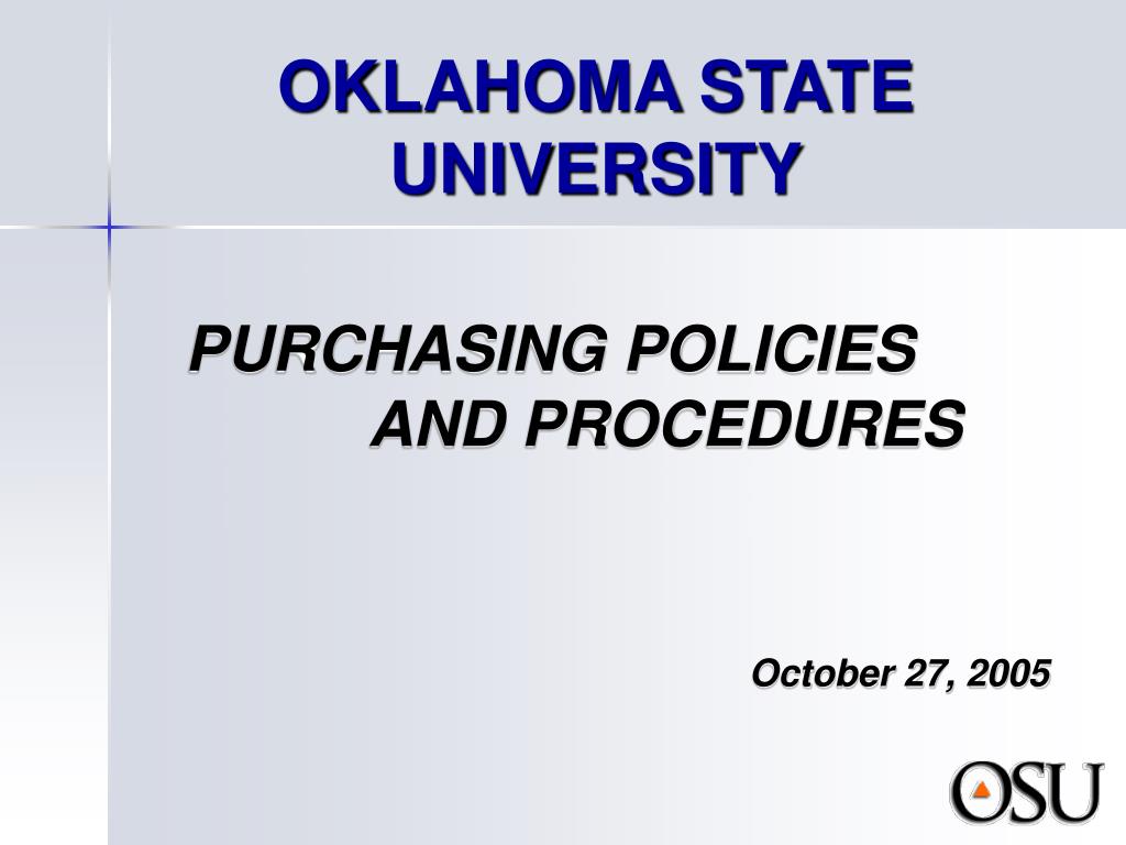 PPT - OKLAHOMA STATE UNIVERSITY PowerPoint Presentation, free download ...
