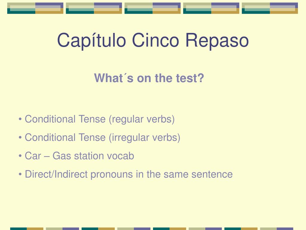 PPT - Cap ítulo Cinco Repaso PowerPoint Presentation, free download - ID:1730019