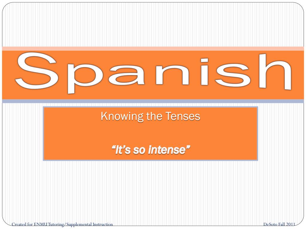 PPT - Spanish PowerPoint Presentation, free download - ID:1730047