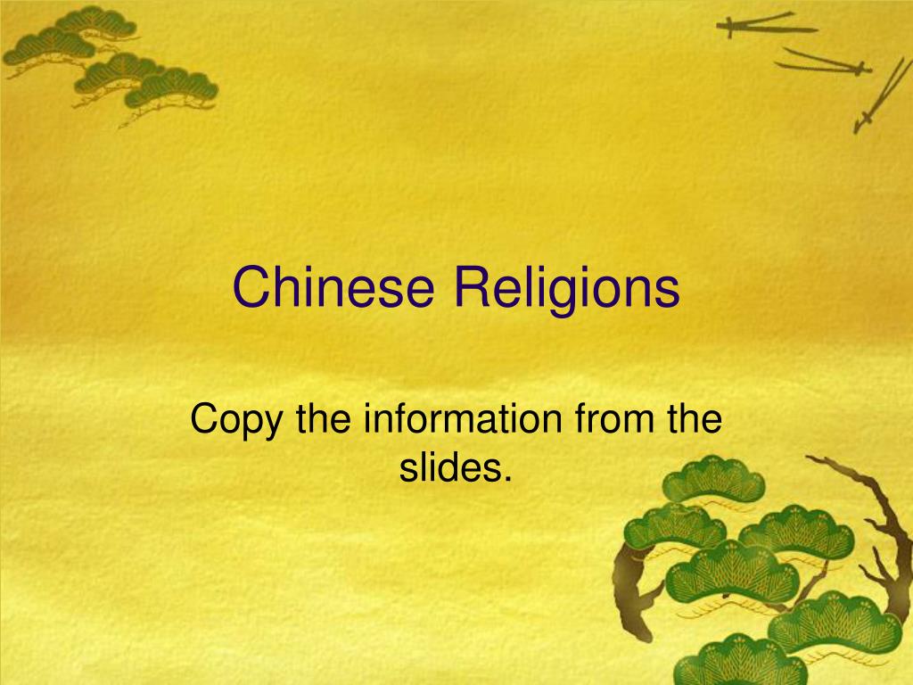 PPT - Chinese Religions PowerPoint Presentation, free download - ID:1730158