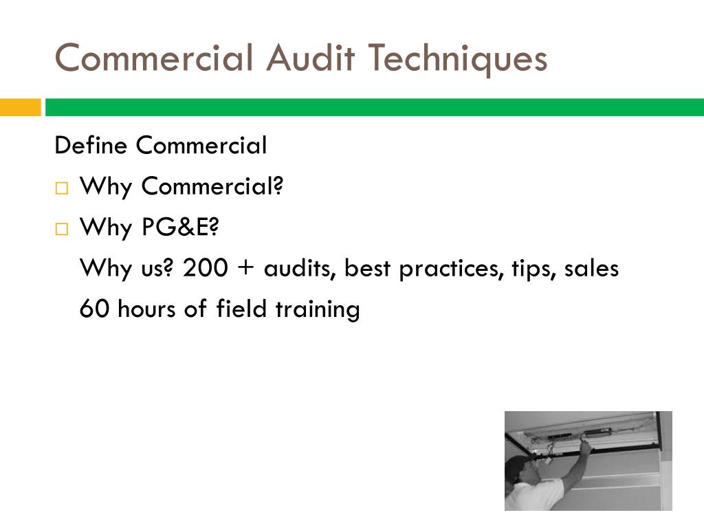 PPT - Commercial Audit Techniques PowerPoint Presentation, free ...