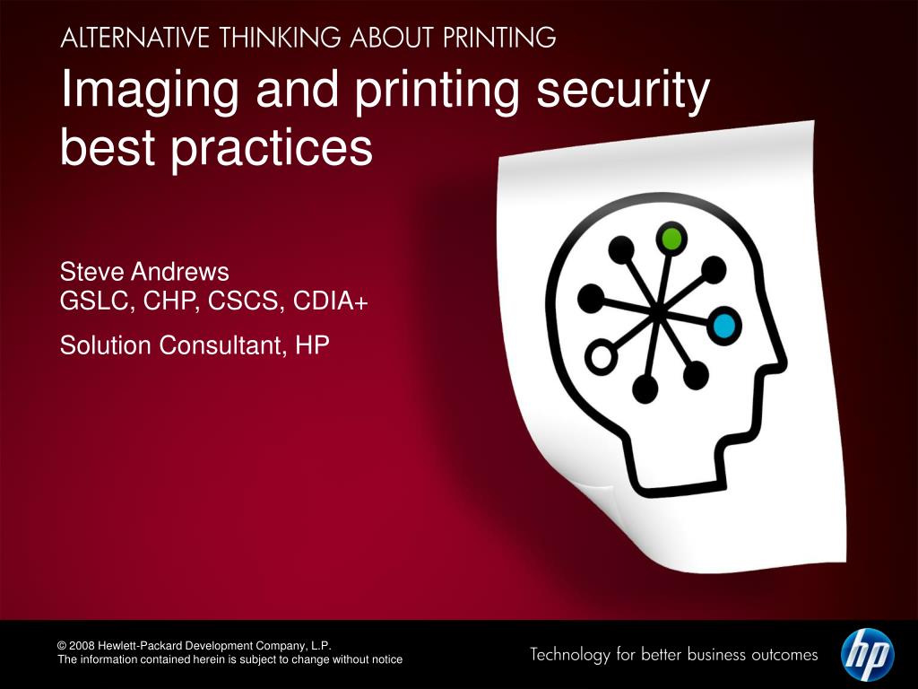 PPT - Imaging and printing security best practices PowerPoint ...