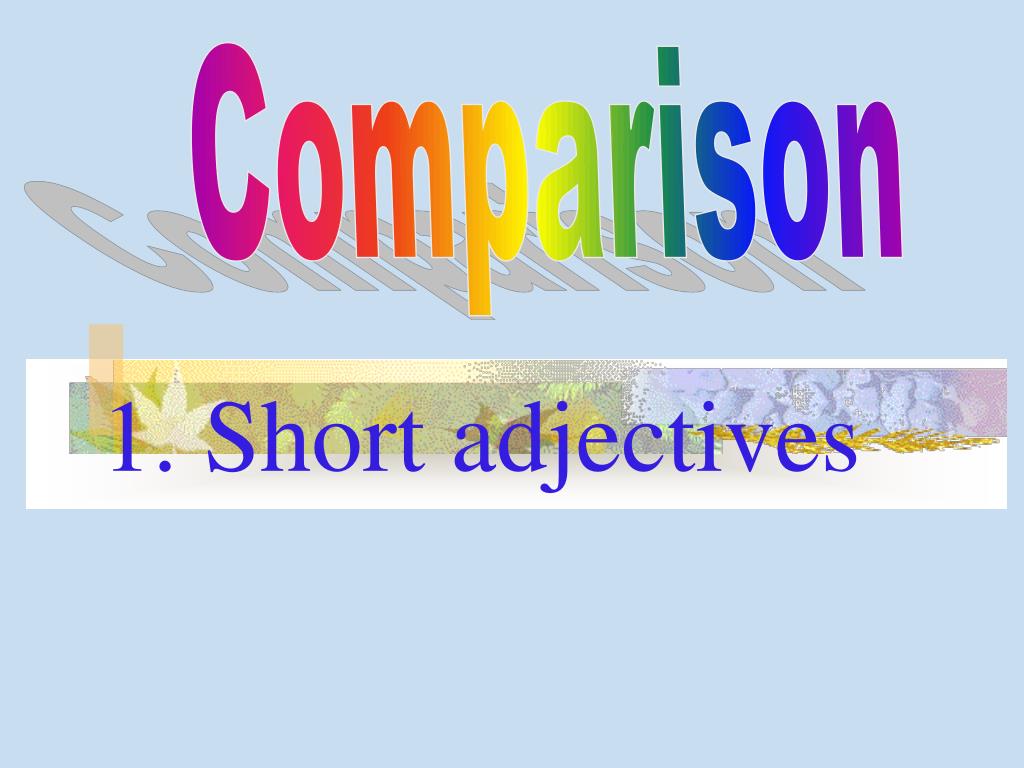 PPT - 1. Short adjectives PowerPoint Presentation, free download - ID ...