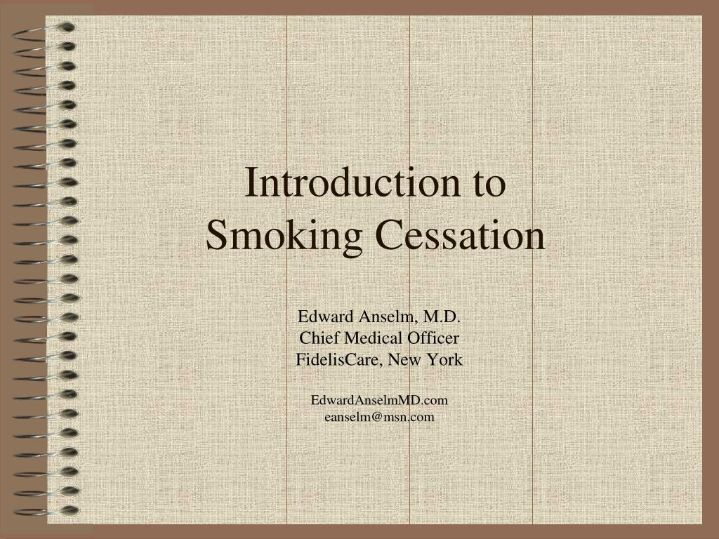 PPT - Introduction to Smoking Cessation PowerPoint Presentation, free ...