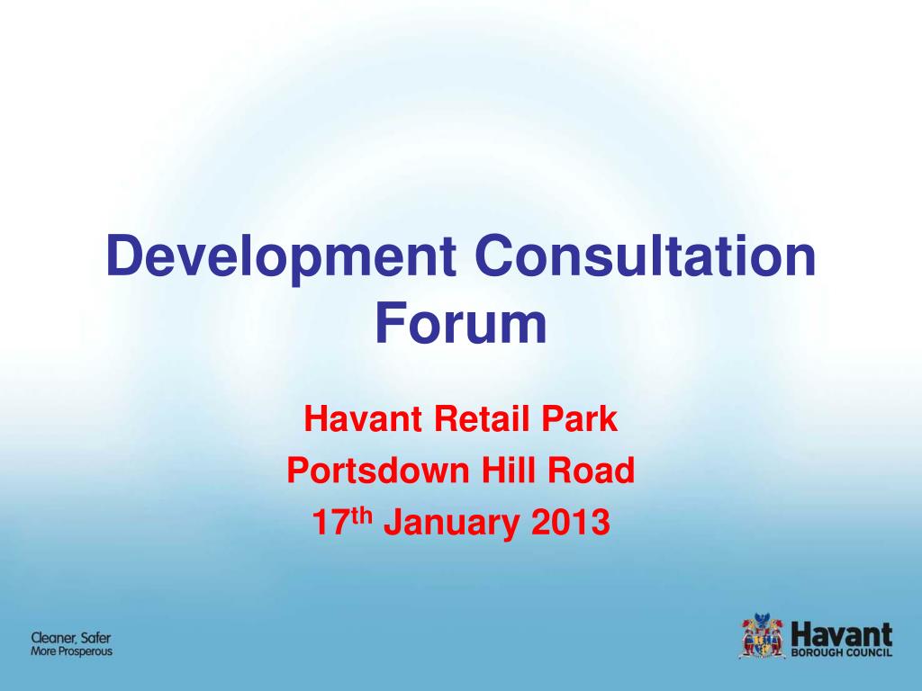 PPT - Development Consultation Forum PowerPoint Presentation, free ...