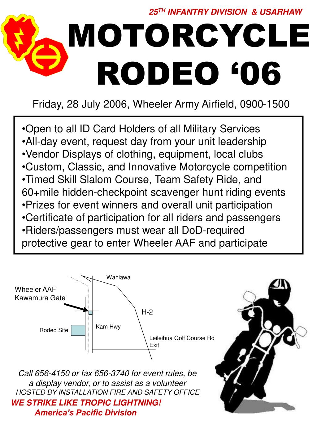 PPT - MOTORCYCLE RODEO ‘06 PowerPoint Presentation, free download - ID ...