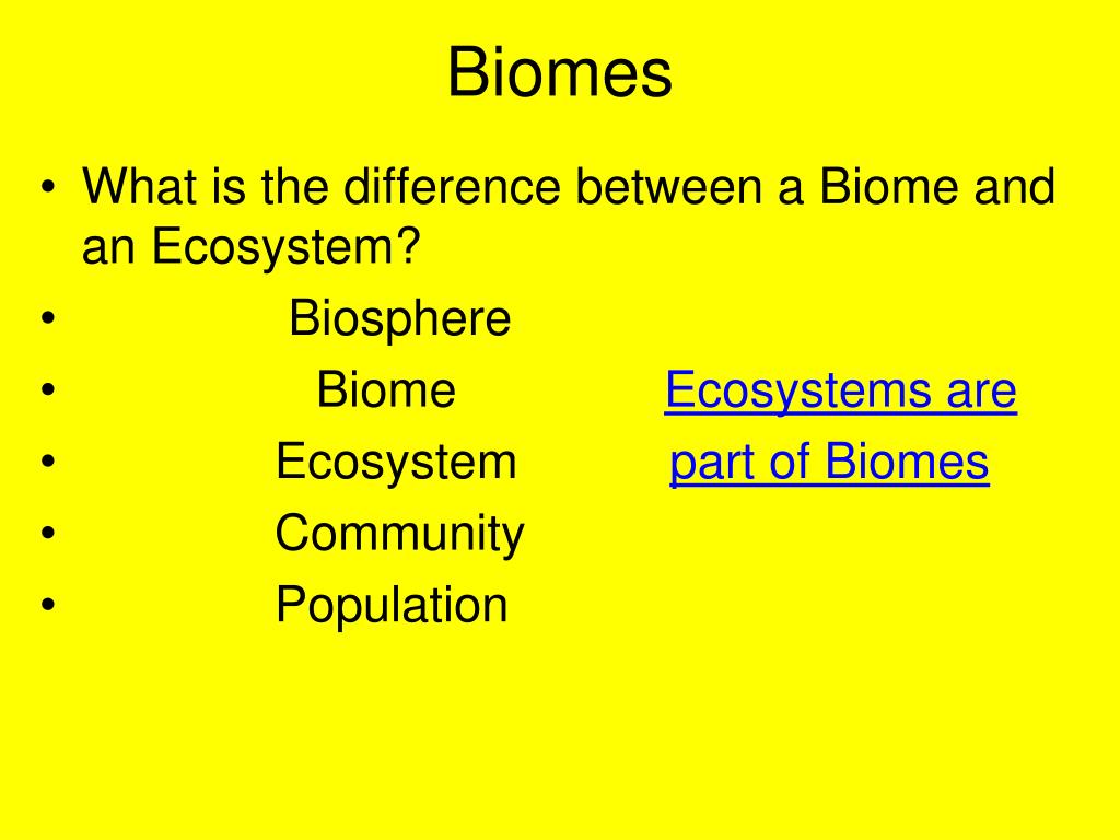 PPT - Biomes PowerPoint Presentation, free download - ID:1736030