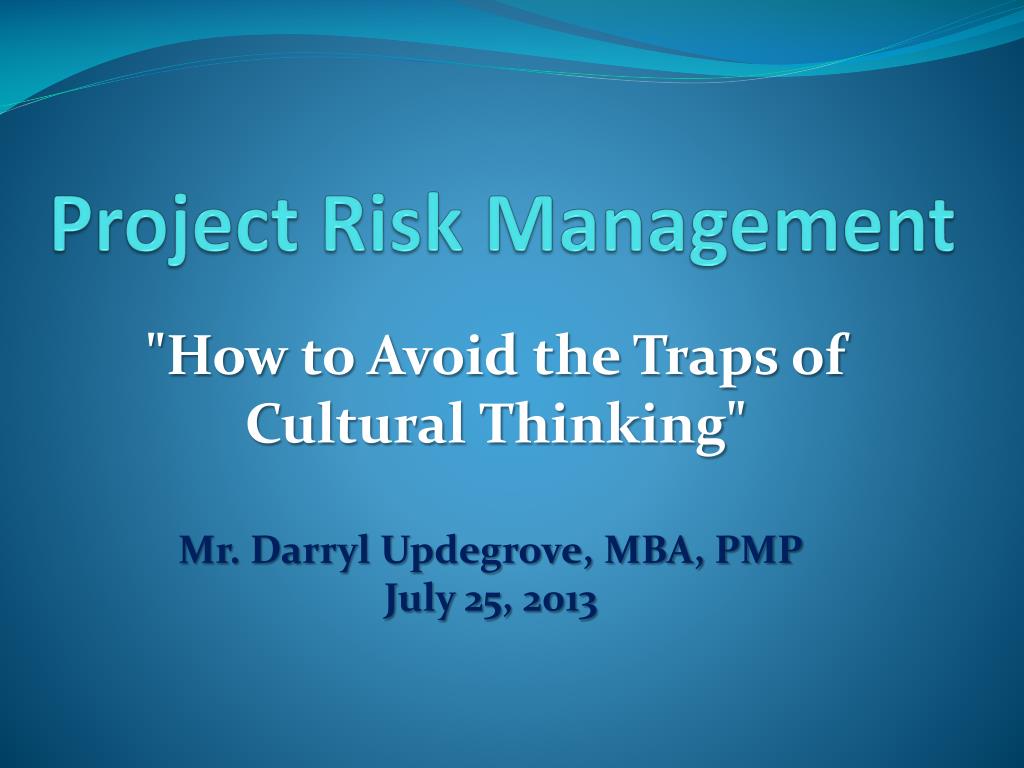 PPT - Project Risk Management PowerPoint Presentation, free download ...