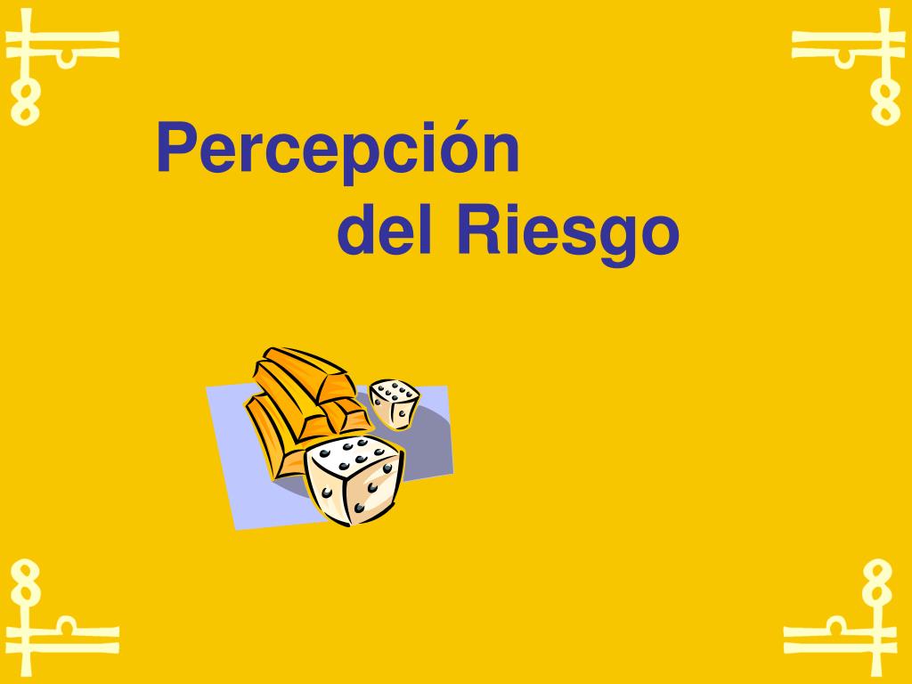 PPT - Percepción del Riesgo PowerPoint Presentation, free download - ID ...