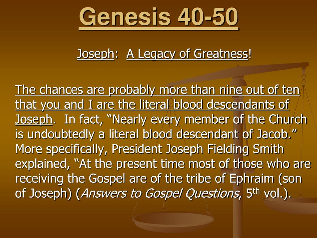 PPT - Genesis 40-50 PowerPoint Presentation, free download - ID:1744257