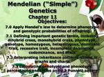 PPT - Chapter 7: Extending Mendelian Genetics Notes – part one ...