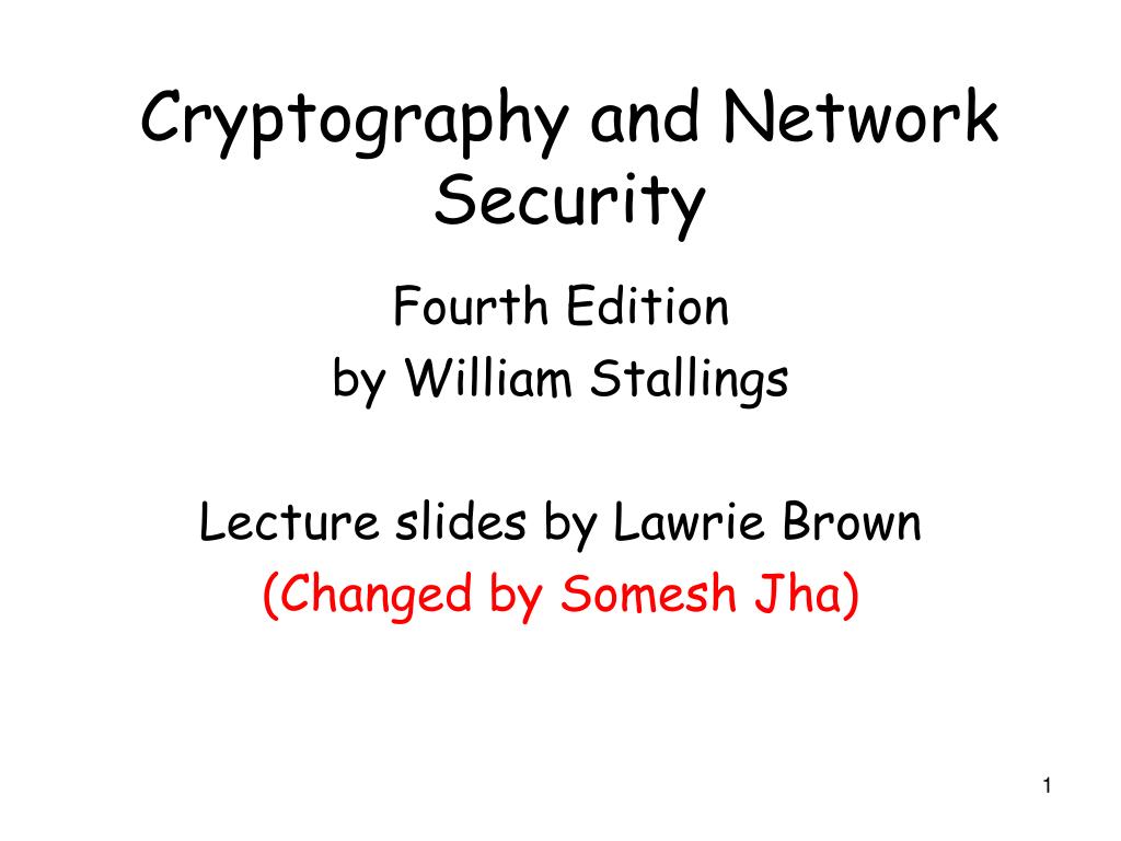 PPT - Cryptography and Network Security PowerPoint Presentation, free ...