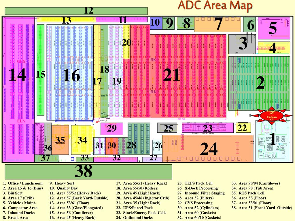 PPT - ADC Area Map PowerPoint Presentation, free download - ID:1745008
