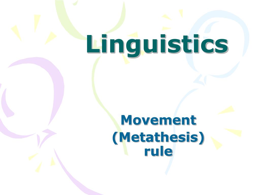 PPT - Linguistics PowerPoint Presentation, free download - ID:1746338
