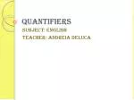 PPT - Quantifiers PowerPoint Presentation, free download - ID:5526930
