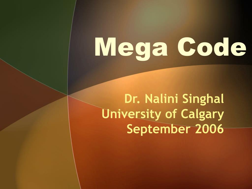 PPT - Mega Code PowerPoint Presentation, free download - ID:1746756