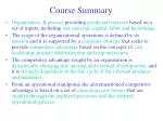 PPT - COURSE SUMMARY PowerPoint Presentation, free download - ID:6083140
