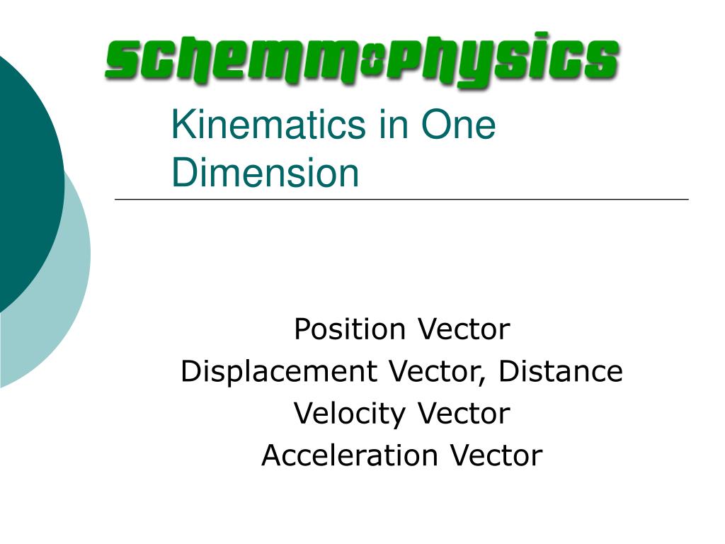 PPT - Kinematics in One Dimension PowerPoint Presentation, free ...