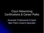 PPT - Cisco Certifications Training PowerPoint Presentation, free ...