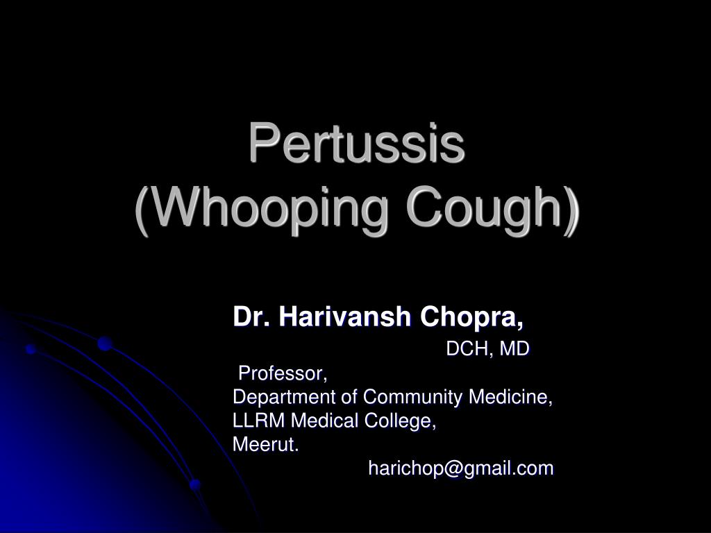PPT - Pertussis (Whooping Cough) PowerPoint Presentation, free download ...