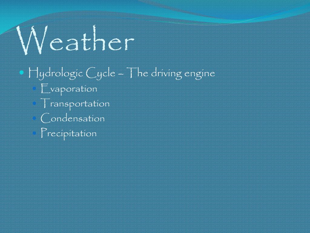 PPT - Weather PowerPoint Presentation, free download - ID:1749362