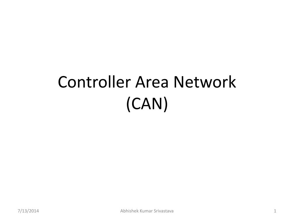 PPT - Controller Area Network (CAN) PowerPoint Presentation, free ...