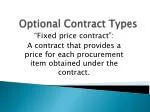 PPT - Comparison of Major Contract Types PowerPoint Presentation, free ...