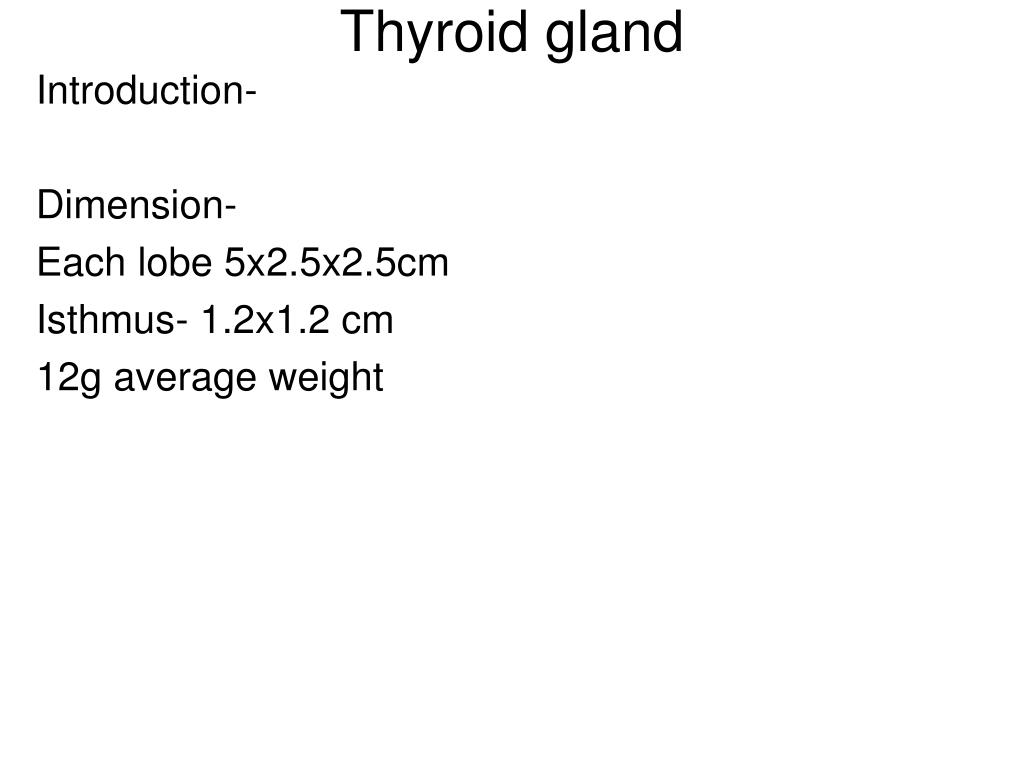 PPT - Thyroid gland PowerPoint Presentation, free download - ID:1750248
