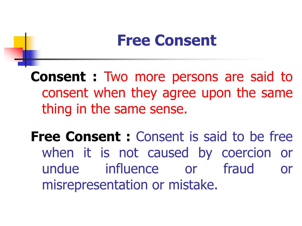 PPT - Free Consent PowerPoint Presentation, free download - ID:1750273