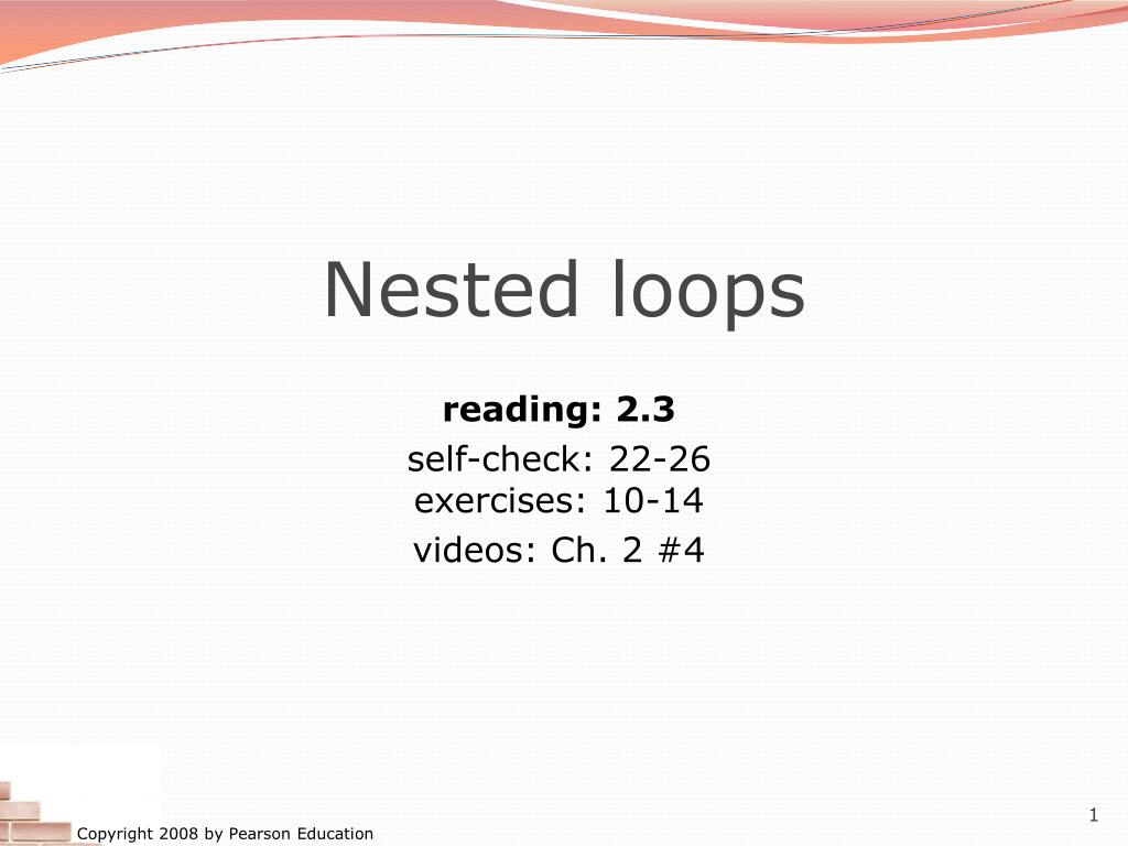 PPT - Nested loops PowerPoint Presentation, free download - ID:1750307