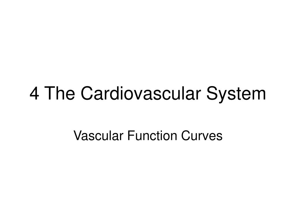 PPT - Understanding Cardiovascular System Dynamics: Vascular Function ...