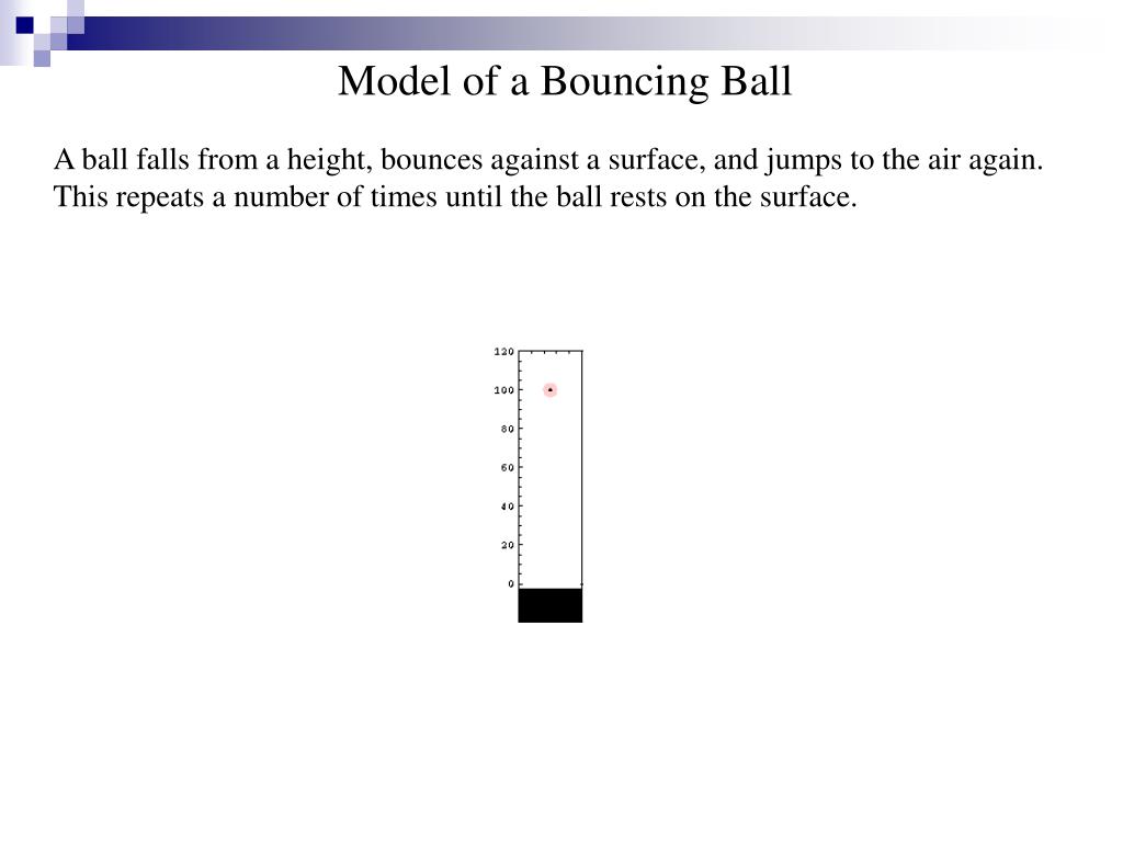 PPT - Model of a Bouncing Ball PowerPoint Presentation, free download ...