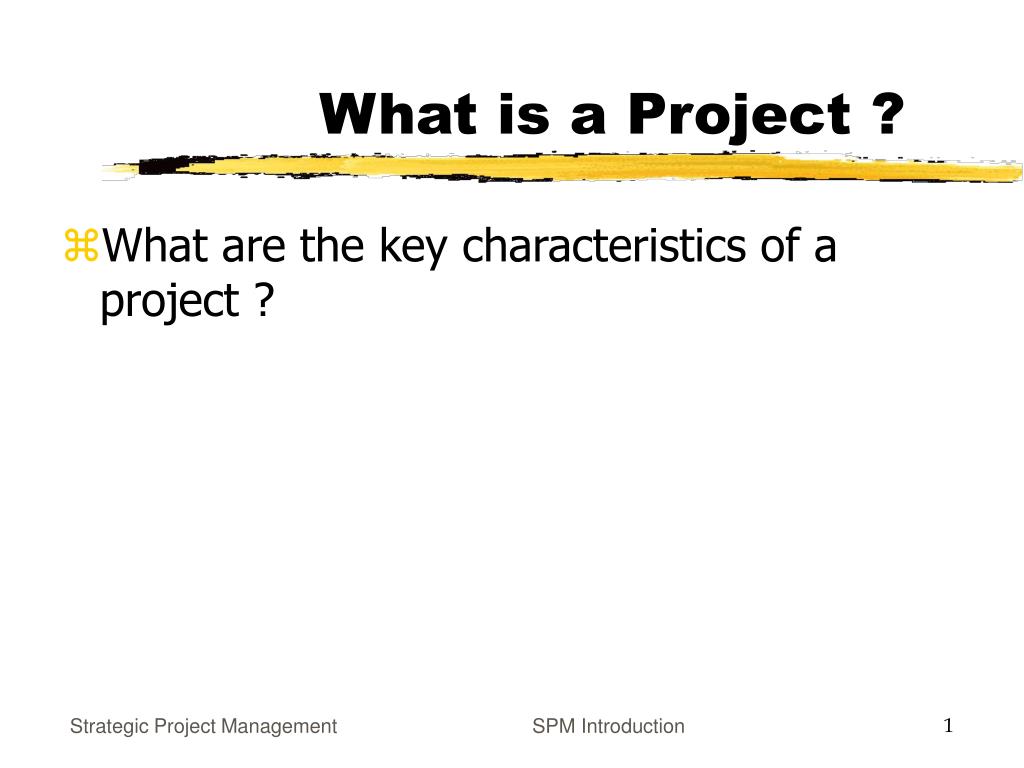 PPT - What is a Project ? PowerPoint Presentation, free download - ID ...