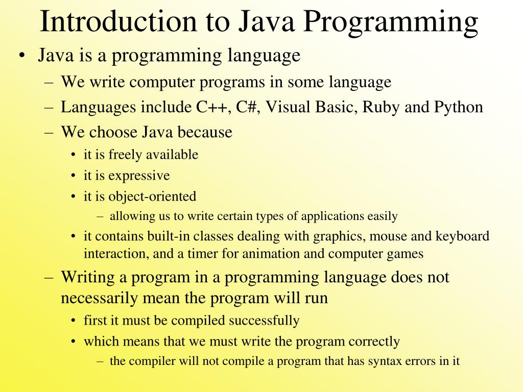 PPT - Introduction to Java Programming PowerPoint Presentation, free ...