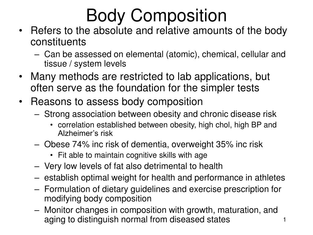 PPT - Body Composition PowerPoint Presentation, free download - ID:1753581